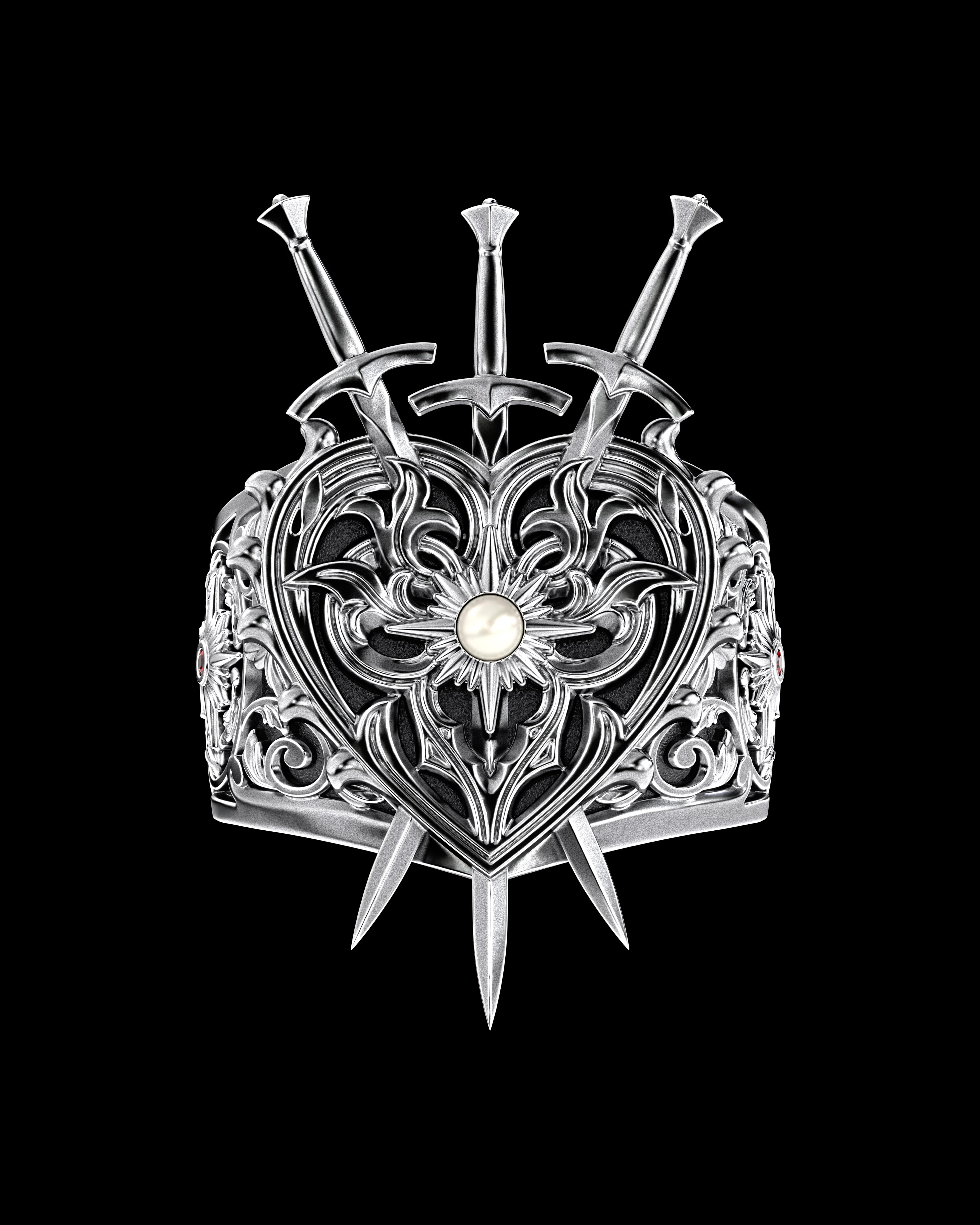 3 of Swords Ring Umbra | Zero Heroes®
